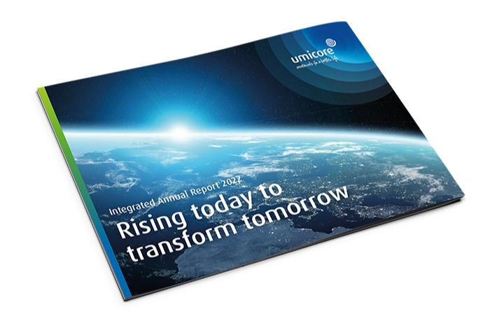 优美科发布2022年年报 | Umicore China